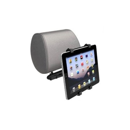 Tablethouder voor aan de hoofdsteun van de autostoel