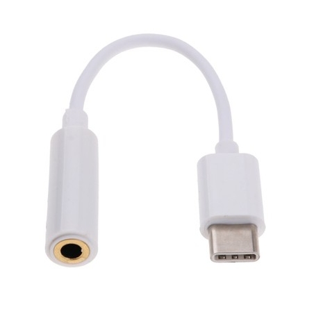 USB C adapter kabel om een koptelefoon op aan te sluiten